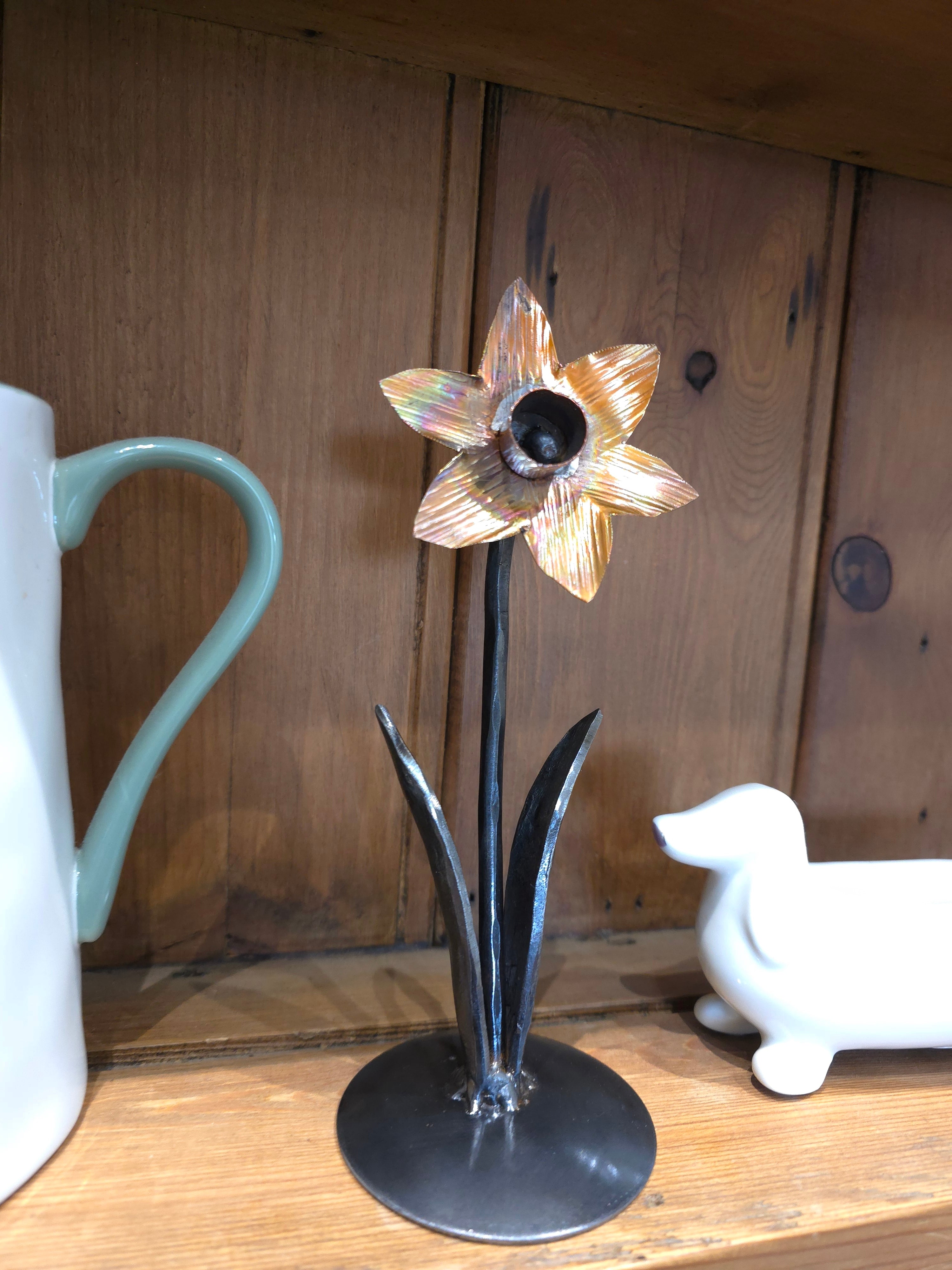 Handmade Copper Dafodil – Felix Forge